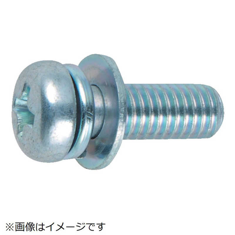 【商品解説】●環境負荷の少ない三価クロメート品です。【仕様】寸法（mm）d×L：M4×20、質量（g）：102．4強度区分：4．8、スプリング（P−4タイプ）、丸ワッシャー（小型・旧JISタイプ）付、JIS　B1188規格品【材質／仕上】●...