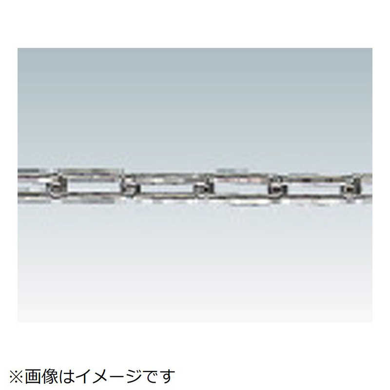 【商品解説】●ステンレス製でサビにくく、耐久性に優れます。【仕様】全長（m）：15、線径d（mm）：3．0、内長P（mm）：24、内幅W（mm）：5．0、使用荷重（kN）：0．98、質量（kg）：2．19【材質／仕上】●ステンレス（SUS3...
