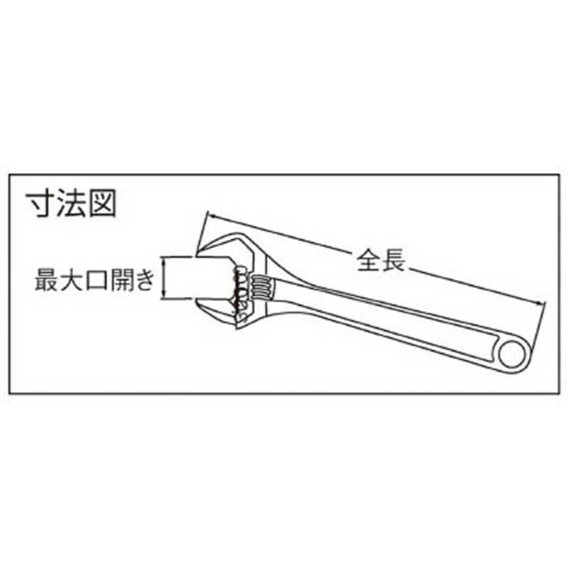 【商品解説】●ジョーが開く時、ジョーのシャフトが外側に飛び出ないため、狭所作業に最適です。●スウェーデン鋼を採用しています。●目盛付です。●限られた作業スペースに最大限対応できる15°型です。【用途】●ボルト・ナットの脱着作業。【仕様】全長...