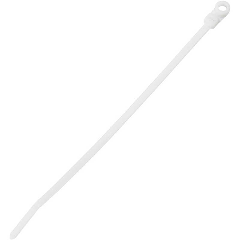 【商品解説】特長●電線をパネル、壁、天井などに固定するときに使用します。●ヘッドの部分が曲げやすくなっているので、クランプを固定してからでも結束ができます。用途●ケーブルの識別と結束に。仕様●色：ナチュラル●幅(mm)：7.6●長さ(mm)...