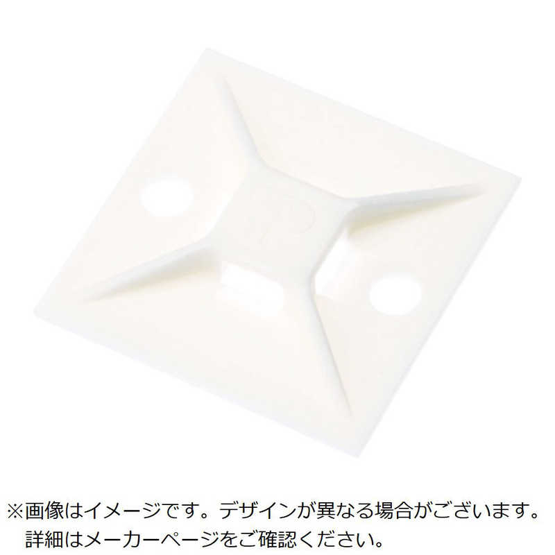 【商品解説】●束線を結束バンドを利用して効率よく固定できます。●ねじ及び接着剤での固定に最適です。【用途】・電線の配線、固定。【スペック】●型式：ABM112S6C69 (1袋100個)（ABM112S6C69）●JANコード：007498...