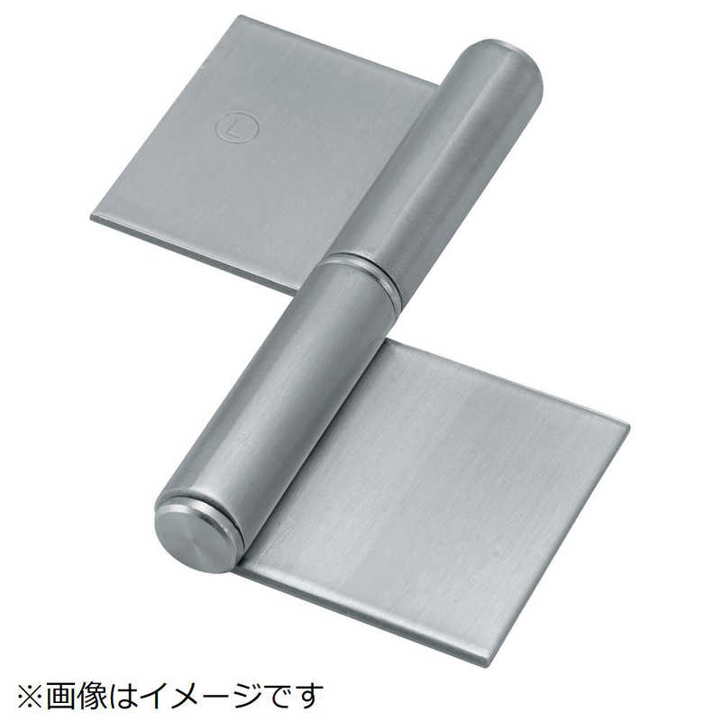 【商品解説】【仕様】全長（mm）：78、幅（mm）：102、厚み（mm）：3、耐荷重（kg）2個使用時：30、用途：左用、D2（mm）：18、A（mm）：38．5、質量（g）：492表面処理：ヘアライン仕上げ、取付方法：溶接タイプ【材質／仕...