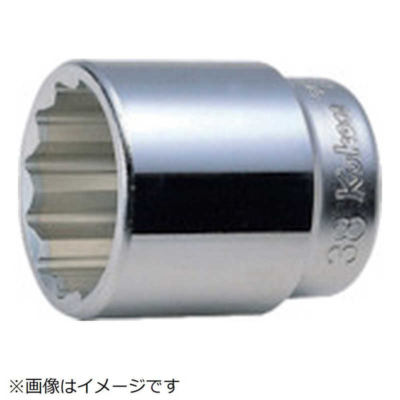 【商品解説】ボルト／ナットに接する開口部（12角）はもちろんのこと、差し込み側の四角駆動部にも角を傷めずハイトルクを確実に伝える面接触のフラットドライブを採用しています。【スペック】●型式：6405M-48（6405M48（ドッ）●JANコ...