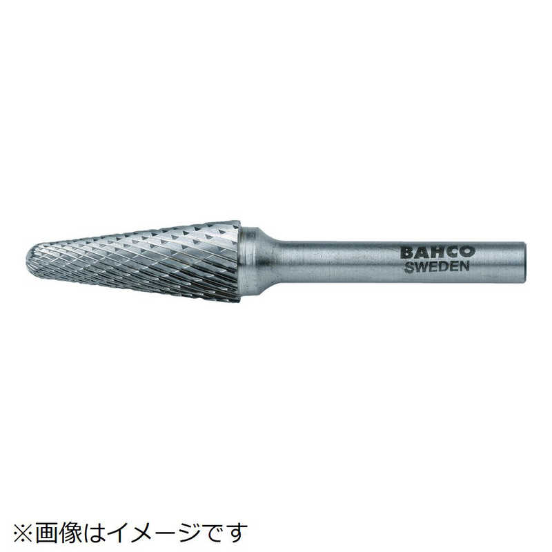 【商品解説】●硬度HRC67までの材料の切削が可能です。●ヘッド部硬度はおよそ1500HVです。【用途】・ルーターを使用した材料の切削加工。【仕様】形状：砲弾（シングルカット）、刃径（mm）：10、刃長（mm）：20、軸径（mm）：6、軸長...