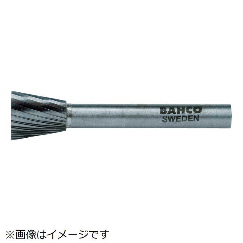 【商品解説】●硬度HRC67までの材料の切削が可能です。●ヘッド部硬度はおよそ1500HVです。【用途】・ルーターを使用した材料の切削加工。【仕様】形状：逆テーパー（シングルカット）、刃径（mm）：16、刃長（mm）：13、軸径（mm）：6...