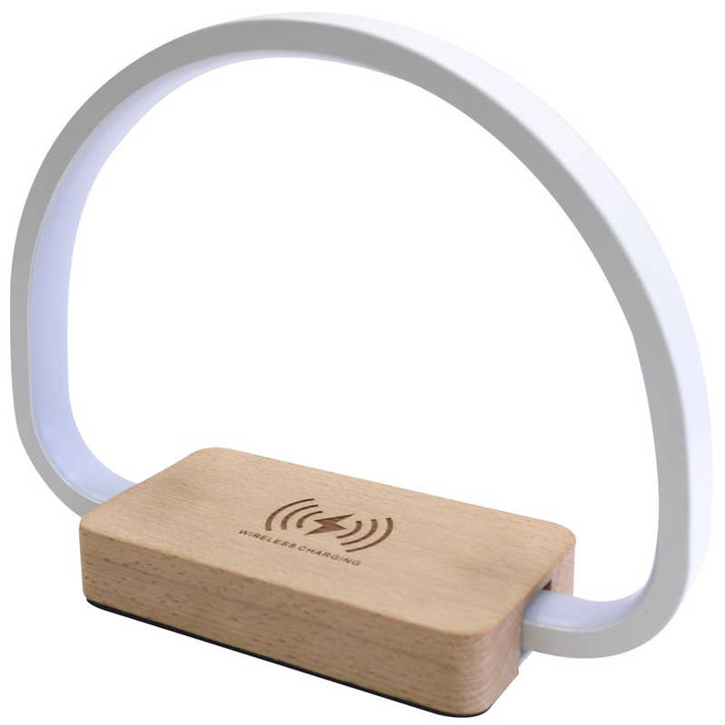 【商品解説】タッチするだけ簡単操作！ライトカラー切替&無段階調光・置くだけかんたんワイヤレス充電！・USBとワイヤレスの2台同時充電ができます。・タッチセンサーは無段階調光。・シーンに合わせてライト3色切替。・付属品：USBケーブル、取扱説...