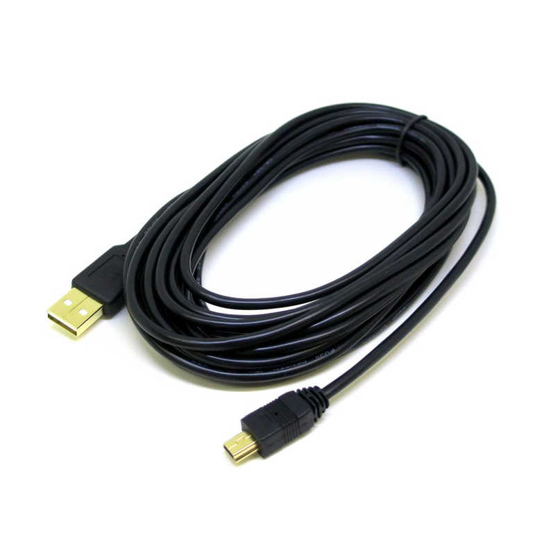 【商品解説】USBケーブル A(オス）-miniB(オス）極細 5m【スペック】●型式：CA0276（CA0276）●JANコード：4943508094538ケーブル長：5.0m形状：【A】⇔【miniB】仕様1：［端子］USB A(オス)...