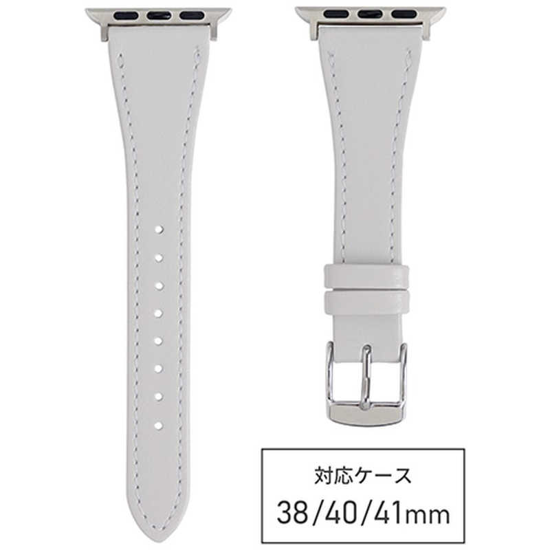 【商品解説】●柔らかな色のApple Watch 対応バンド10色のカラーバリエーションで自分の好きな色をお選びいただけます。●パーツ色はシルバーとピンクゴールドから選べるケースの色に合わせて使える、2種類のパーツ色を用意しました。(対応機...