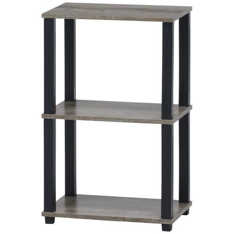 【商品解説】工具不要で簡単組み立て！おしゃれに見せる3段オープンラック。●見せる収納としても楽しめるオープンラック。●背面がないので、配線を気にせず家電も置くことができます。●組み立ては板に支柱をねじるだけ。●工具もいらず簡単です。●収納ス...