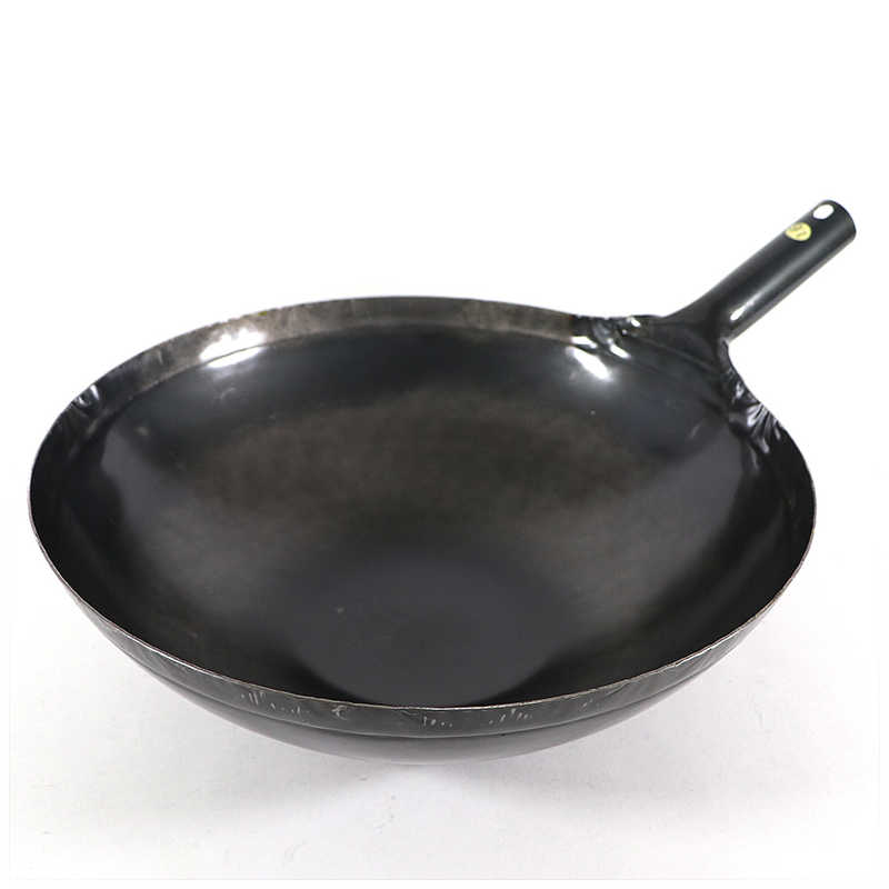 【商品解説】山田鉄打出中華鍋シリーズ1つ1つ数千回叩いてできる打出し中華鍋。表面の細かい凹凸が油の乗りを良くして焦げ付きにくい。プロの一品！【スペック】●型式：001045（001045）●JANコード：4949362001453仕様1：●...