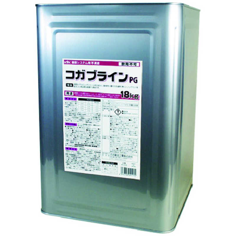 【商品解説】●毒性がほとんどありません。●プロピレングリコール系溶剤を主成分に、耐食性に優れた防錆剤（無リン・ノンアミン）を配合した高品質な循環不凍液です。【用途】・床暖房、パネル暖房、温水ルームヒーター、化学工場などの一般冷却設備の循環液...