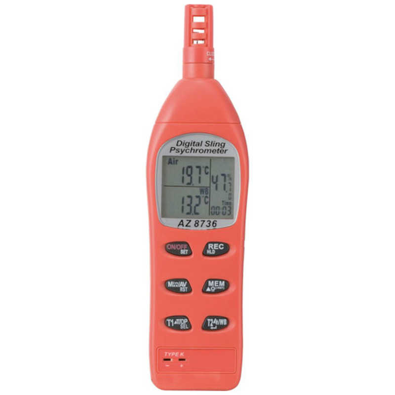 【商品解説】●一台で温度、湿度、露点温度、湿球温度とK熱電対温度2チャンネルが測れます。【仕様】・測定温度範囲（℃）： 本体： -20〜+50、外部温度（K熱電対）： -200〜+1370センサー別売・温度最小表示（℃）： 0.1・測定湿度...