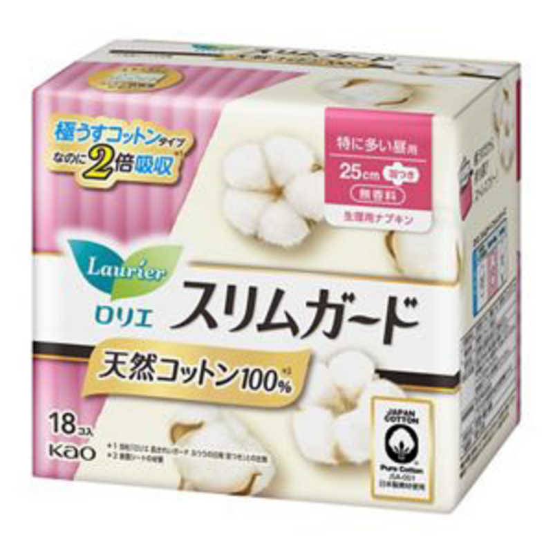 【商品解説】瞬間吸収のロリエ極うすコットンタイプなのに頼れる吸収力(医薬部外品)【スペック】●型式：（ロリエスリムCトクヒル18コ）●JANコード：4901301427434【注意事項・特記事項】※キャンペーンやパッケージリニューアル等で掲...