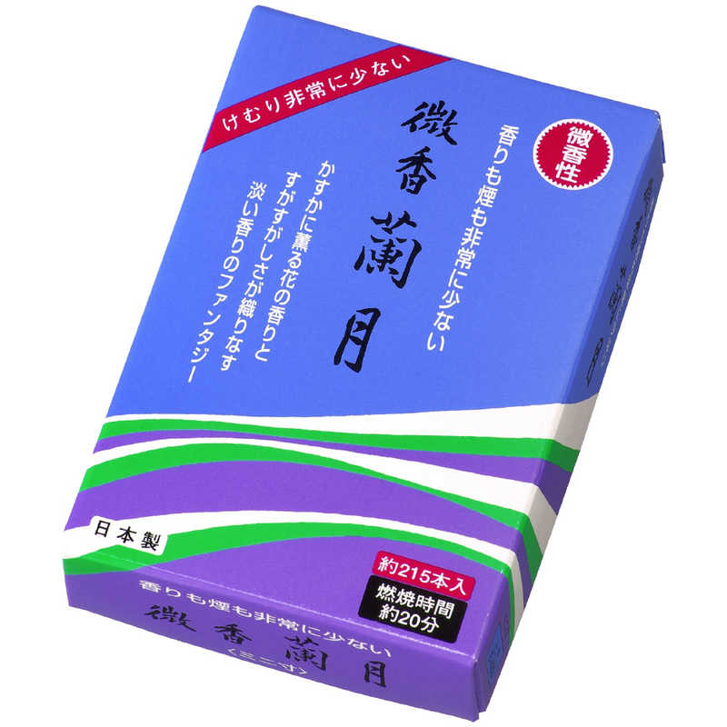 【商品解説】●淡いブーケ調のさわやかな香り。【スペック】●型式：（ビコウランガツミニスン215ホン）●JANコード：4901405004395この商品は宅配便でお届けする商品です出荷可能日から最短日時でお届けします。※出荷完了次第メールをお...