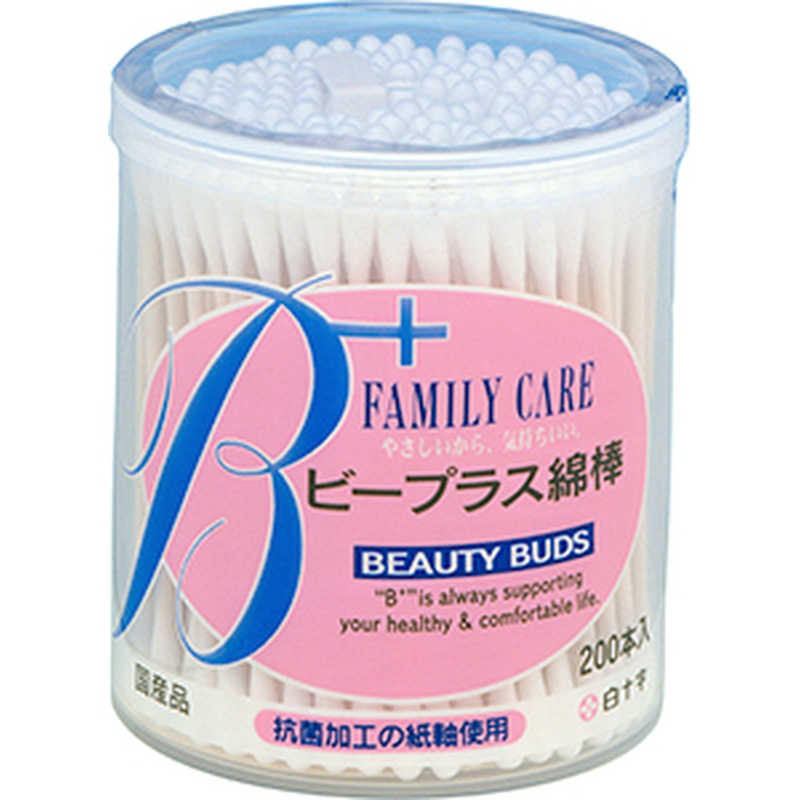 【商品解説】お風呂あがりや水泳の後の耳のお手入れに。細かい部分の清掃・塗布に。【スペック】●型式：（ビープラスメンボウ）●JANコード：4987603109315【注意事項・特記事項】 この商品は宅配便でお届けする商品です出荷可能日から最短...