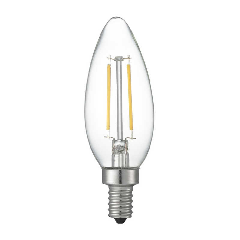 【商品解説】フィラメントを再現し、従来のLED電球に比べて白熱電球に似たノスタルジックな雰囲気を演出します。【仕様】●光源色:電球色相当●色温度:2700K【注意】以下の器具には絶対に使用しないでください。●調光機能のついた電球器具や回路（...