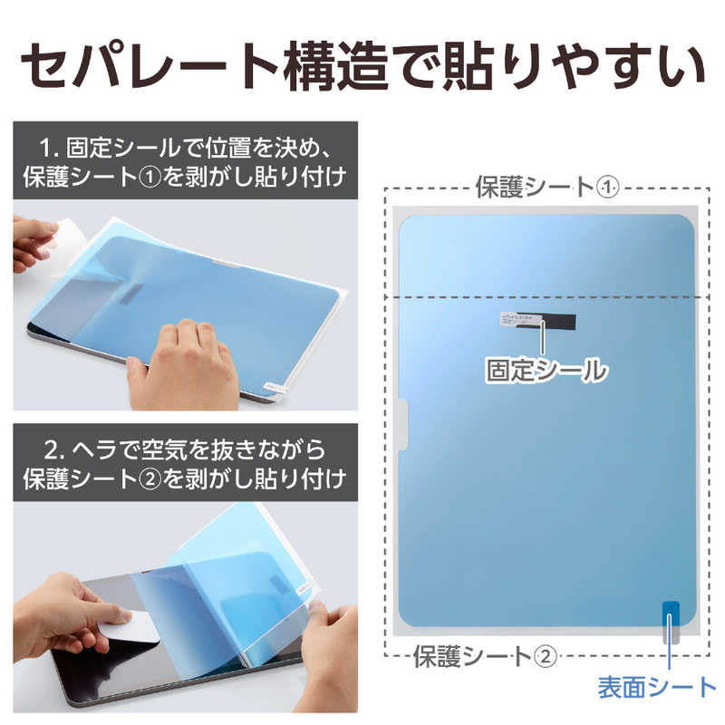 【商品解説】画面を見続ける機会が多い現代人の目を考えて開発。画面が発する光の中の青い部分「ブルーライト」を大幅にカットする、反射防止タイプの画面保護フィルムです。画面が発する光の中の青い部分「ブルーライト」を約32%カットするブルーライトカ...