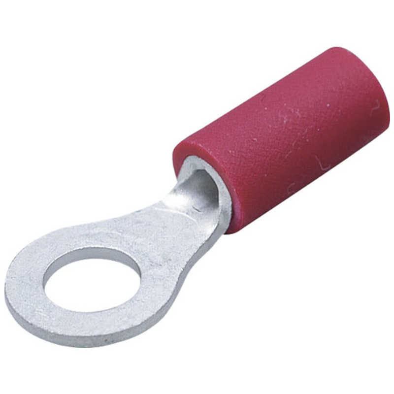 【商品解説】●RAV1.25-3.5【仕様】・電線抱合範囲 より線（［［MM2］］）： 0.25〜1.65・色： レッド・全長（mm）： 18.6・適合電線範囲： より線　0.25〜1.65平方ミリメートル・入数： 10・カラー： レッド【...