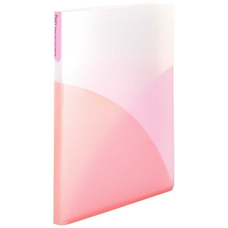 【商品解説】・好きな色で毎日を楽しい気分に！Pastel　color（パステルカラー）のワンタッチスライドファイル、Pasty（パスティ）A42穴ファイル。・穴を開ける前のプリント保管に便利な内ポケット付き！・表紙ポケットに小物を入れること...
