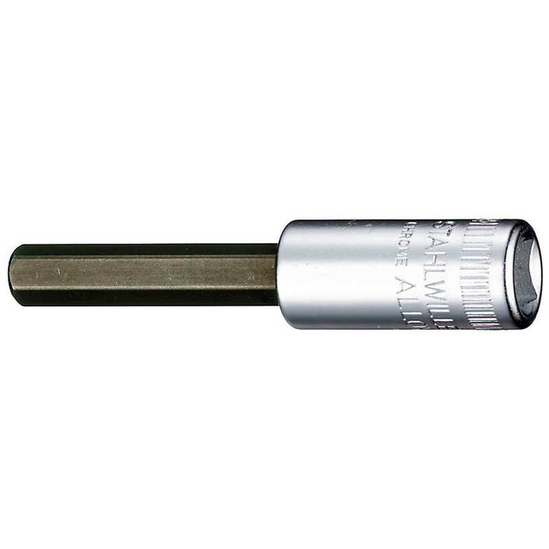 【商品解説】●軸長の長い六角ビットソケット。●差込角(SQ；inch)：1/4●サイズ(mm)：6●全長(L1；mm)：55●軸長(L2；mm)：30●ソケット部外径(d；mm)：11.6●質量(g)：26【スペック】●型式：44-6（44...