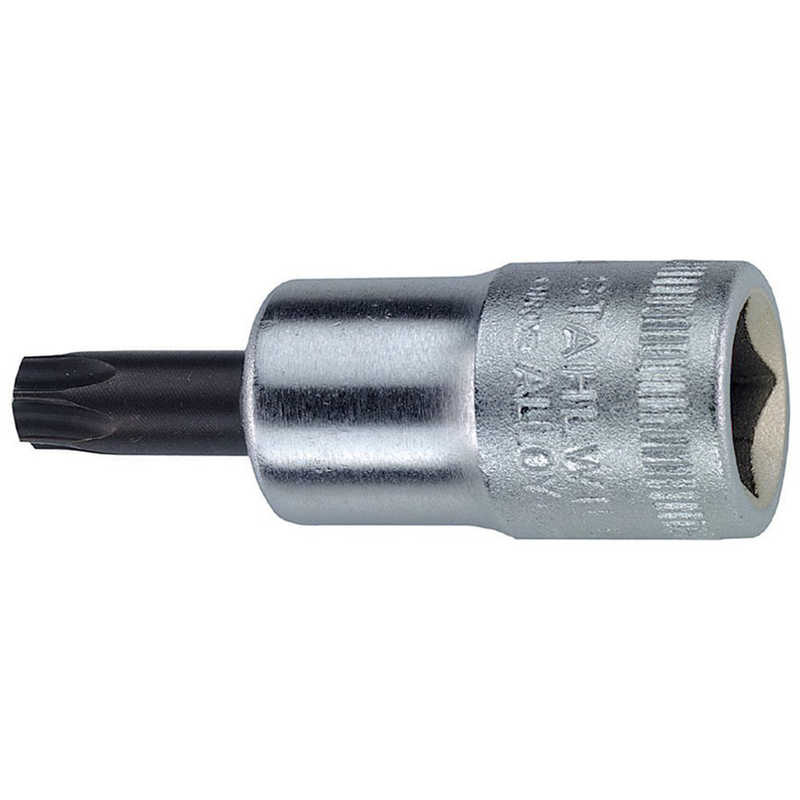 【商品解説】●頑丈な圧入式の3/8SQヘクスローブビットソケット。●差込角(SQ；inch)：3/8●サイズ：T25●先端外形寸法(mm)：4.4●全長(L1；mm)：49●軸長(L2；mm)：17●ソケット部外径(d；mm)：17.8●質...