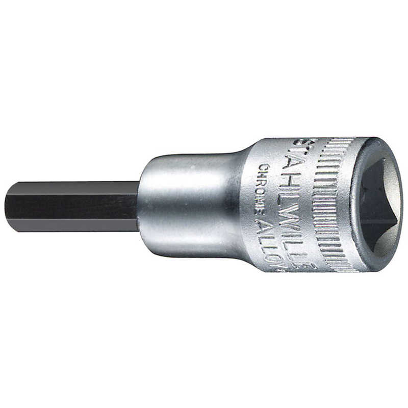 【商品解説】●頑丈な圧入式の3/8SQヘックスビットソケット。●差込角(SQ；inch)：3/8●サイズ(inch)：1/8●全長(L1；mm)：52●軸長(L2；mm)：20●ソケット部外径(d；mm)：17.8●質量(g)：40【スペッ...