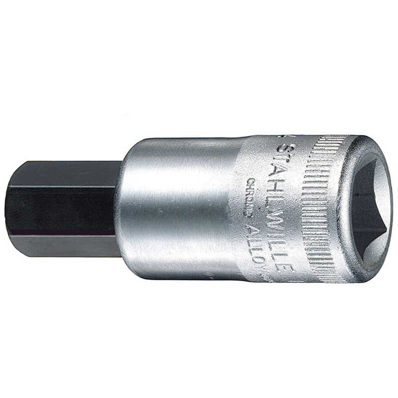 【商品解説】●頑丈な圧入式の1/2SQヘックスビットソケット。●ショートタイプ。●差込角(SQ；inch)：1/2●サイズ(mm)：19●全長(L1；mm)：60●軸長(L2；mm)：20●ソケット部外径(d；mm)：31●質量(g)：24...