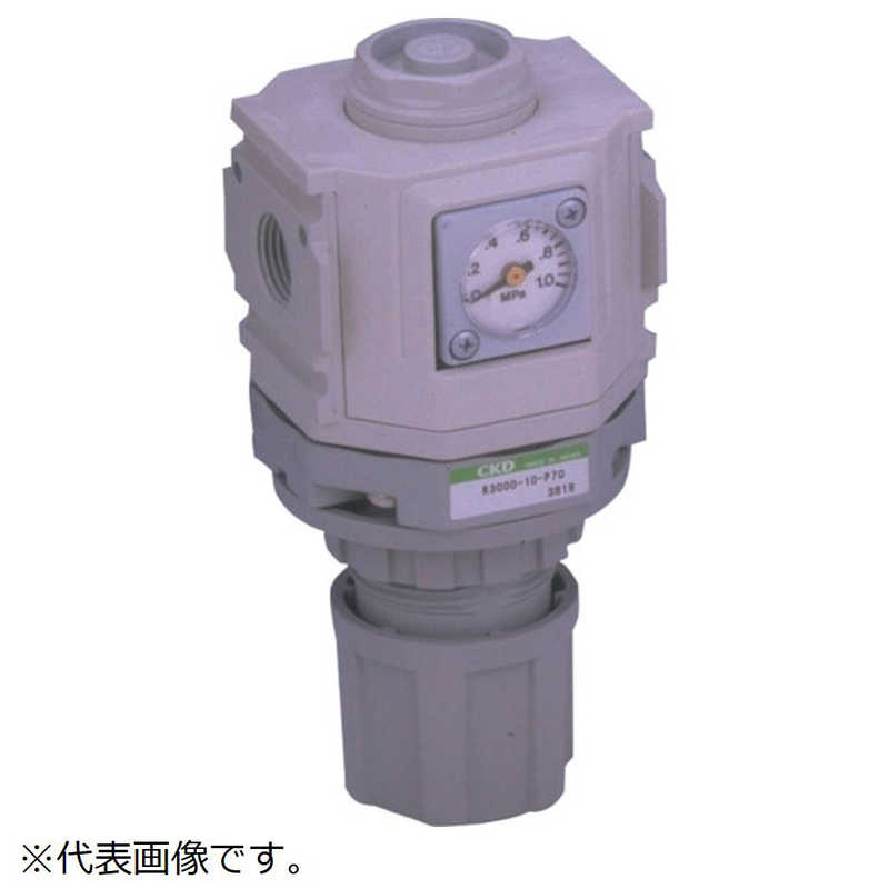 【商品解説】●空気の圧力を調整します。●逆流機能内蔵し、二次側圧力を一次側へ排気します。●圧力計埋め込み形のコンパクトなリバースレギュレータ（減圧弁）です。●圧力調整は片手でできます。●ロックはワンプッシュで済みます。【用途】・シリンダの片...