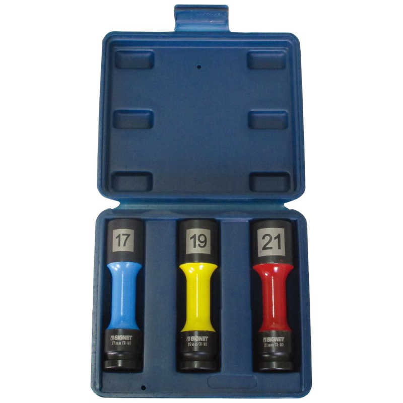 【商品解説】●ホイルナット用薄肉。●タイヤ交換の定番品。●薄肉で狭い所の作業に最適。●差込角(SQ)：1/2●適合するピン：23572(1/2DRインパクト用ピン5個)●適合するリング：23552(1/2DRインパクト用Oリング5個)●全長...