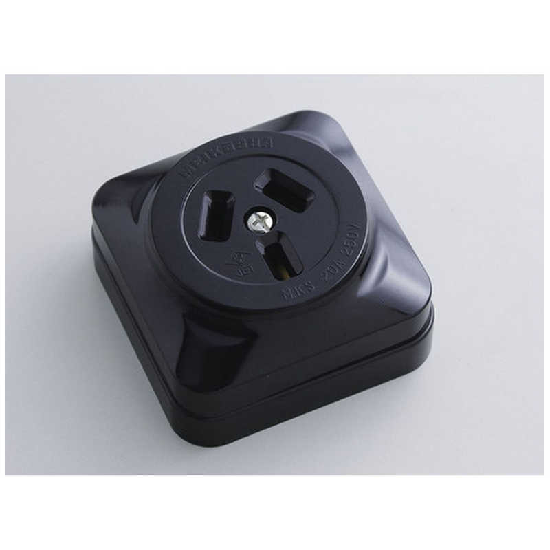 【商品解説】●高容量・特殊配線用です。【仕様】・定格： 3P20A 250V・色： ブラック・適合電線・VVF　2.0〜2.6mm・1CT　2.0〜3.5［［MM2］］・VCT　3.5［［MM2］］【スペック】●型式：AB23BH（AB23...