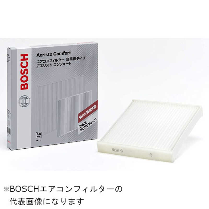 【商品解説】BOSCHのエアコンフィルター！アエリストコンフォート（除塵タイプ）●BOSCHのエアコンフィルターが花粉、ホコリ、排気ガス、イヤな臭いを除去し、空気をクリーンにします。人も車も、清浄な空気がなくては健康や環境を維持することはで...