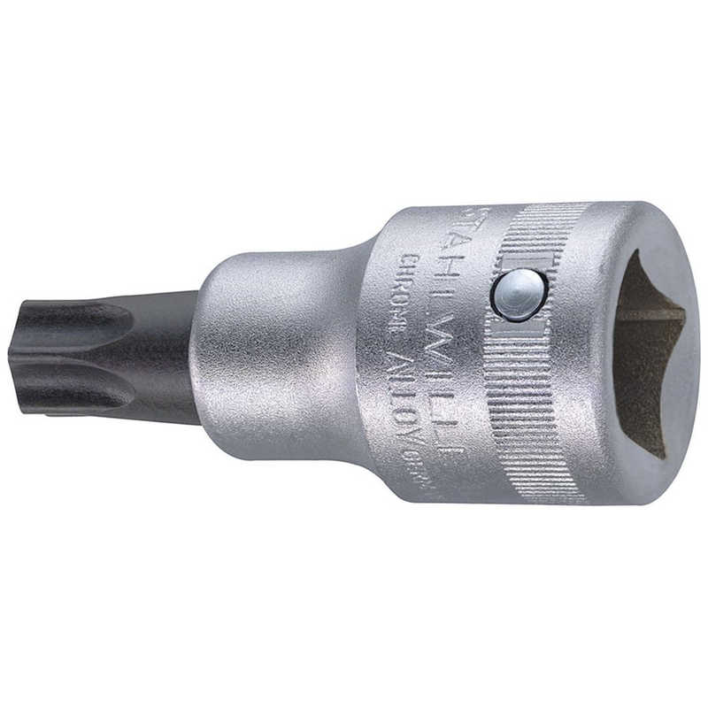 【商品解説】●頑丈な圧入式の3/4SQヘクスローブビットソケット。●差込角(SQ；inch)：3/4●サイズ：T60●先端外形寸法(mm)：13.2●全長(L1；mm)：80●軸長(L2；mm)：25●ソケット部外径(d；mm)：34.7●...