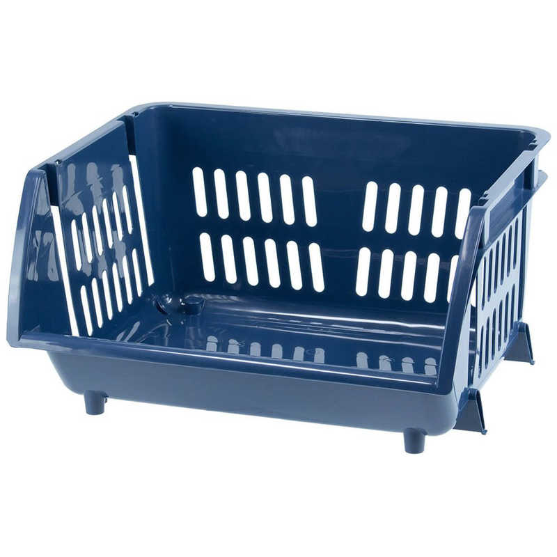 【商品解説】●便利に使える積み重ねバスケット●組み合わせて家中どこでも使える●スリット入りで通気性抜群●水周りでも安心●広い間口【仕様】・商品サイズ：外寸：約 幅44×奥行36.5×高さ23（cm） 内寸：約 幅38×奥行26×高さ21（c...