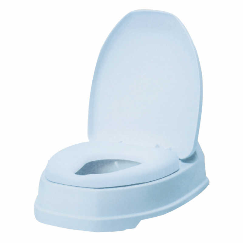 【商品解説】トイレの対上がりが楽 ●段差がある和式トイレに被せるだけで洋式トイレに早変わりします。 臭いが漏れにくい上フタ形状 ●本体、便座との隙間をなくした被せ蓋形状で、便器から上がってくる臭いが漏れにくくなっています。 ゆっくり閉まる上...