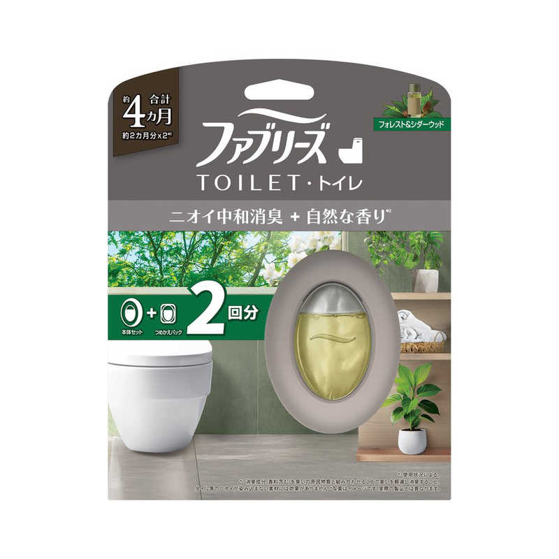 【商品解説】消臭・香り・デザイン全てを兼ね備えた新シリーズ【スペック】●型式：（FRトイレPSフオレストX2）●JANコード：4987176361981【注意事項・特記事項】※キャンペーンやパッケージリニューアル等で掲載画像とは異なる場合が...