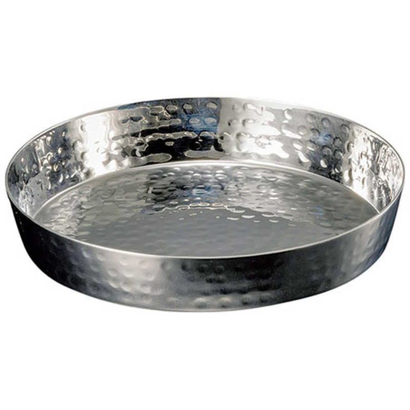 【商品解説】ステンレス槌目 トレイ（M） ●クール、スタイリッシュなステンレス槌目仕様の食器です。高級感あふれる光沢・表面処理と上質な仕上がりで、ワンランク上のおもてなしを演出します。☆小ぶりな小鉢サイズ、涼しげで存在感ある器です。☆波のよ...