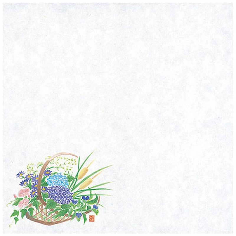 【商品解説】4寸花摘み篭耐油天紙 4寸 夏（100枚入） ●揚げ物用の専用敷紙です。長時間経過しても、油がにじみにくく、天麩羅がべとつきません。揚げたてのおいしさを保ちます。余分な油が器にこびりつかず、後片付けが簡単です。☆花篭に季節の草花...