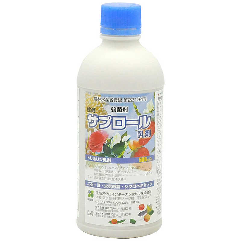 【商品解説】●葉の中に成分が浸透し、予防効果と治療効果を発揮します。【スペック】●型式：2056686（2056686）●JANコード：4562149050187仕様1：登録番号：第22134号製剤毒性：普通物有効成分：トリホリン　18％仕...