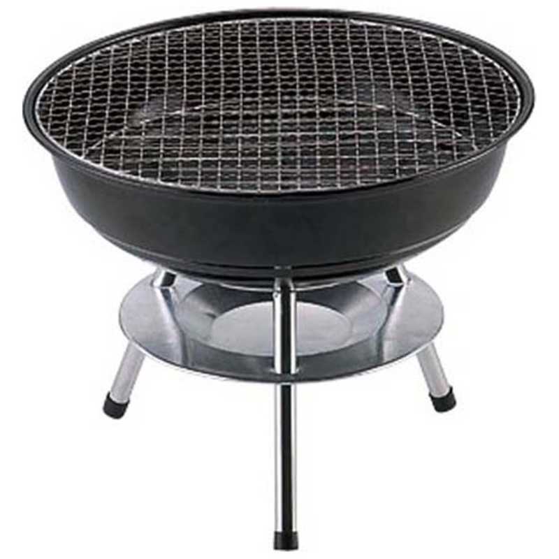 【商品解説】商品の概要・仕様●組立サイズ（約）：外径355×高さ290mm●重量（約）：1.3kg●材質：本体：ほうろう要綱板（表面加工：ほうろう）、バーベキュー網：鉄（クロムめっき）、目皿・脚。灰受けプレート・通気孔：鉄（亜鉛めっき）●そ...