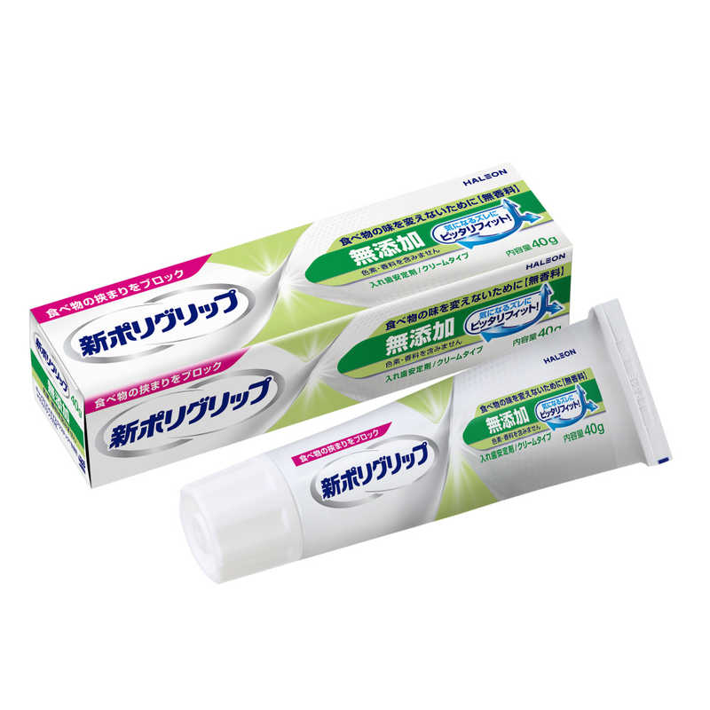 【商品解説】粘着性の優れたクリームタイプで、入れ歯をピタッと歯ぐきに安定させる。色素香料を含まず、食べ物の味を変えにくい。【スペック】●型式：（シンポリグリップムテンカ40g）●JANコード：4987977001130【注意事項・特記事項】...
