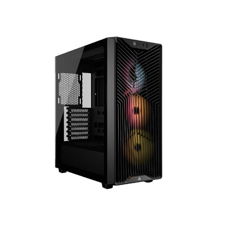 【商品解説】優れた冷却力とコストパフォーマンスを実現。RGBファンを備え、背面コネクタ設計のマザーボードに対応するミドルタワー型PCケース●デイジーチェーン接続対応のRGBファンを3基搭載●高エアフローに最適化されたフロントパネル●ATX、...