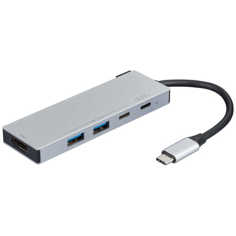 【商品解説】●4K60Hz対応●コネクタを本体に収納出来るので持ち運びに便利。●パワーデリバリー100Wに対応PCのType-CポートがPD充電、映像出力機能に対応していない場合、本製品を接続してもPD充電、映像出力できません。本製品のTy...