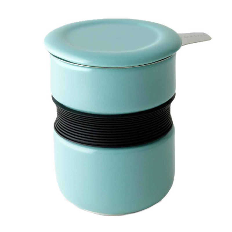 【商品解説】●カップの中に茶漉しが入っており、ポットを使わず本格的なティータイムが愉しめます。●茶漉しが大きいのでお茶本来の味を最大限に引き出すことができます。●中央部分の持ち手部分はシリコンを採用しているので熱くなりにくいです。【スペック...