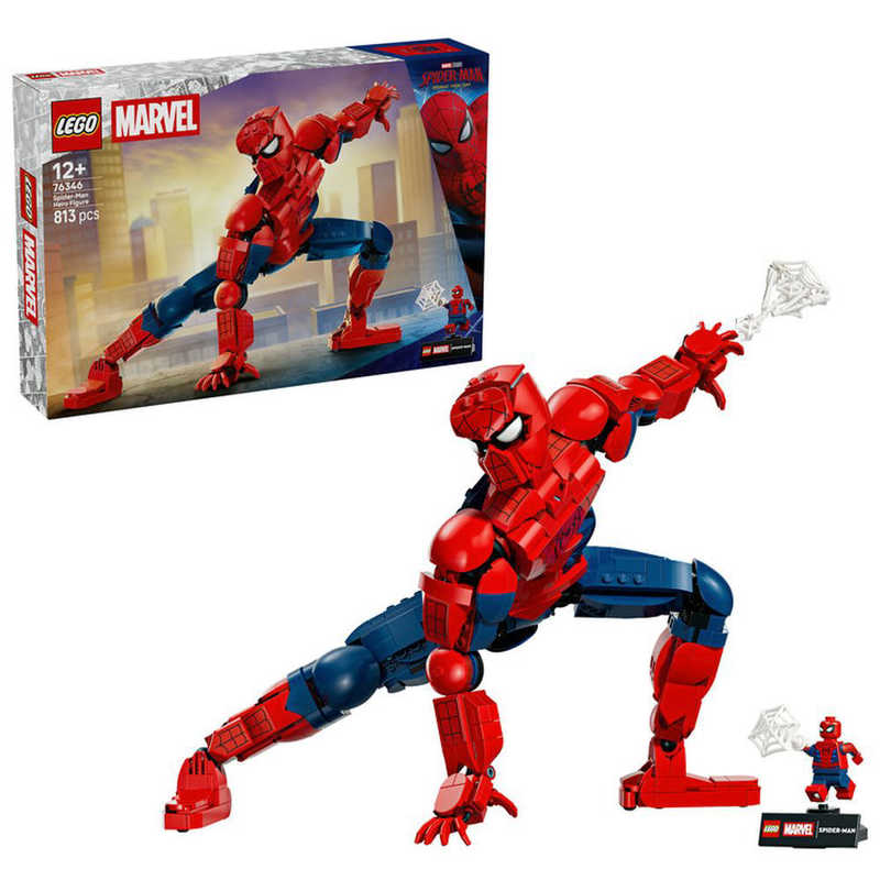 NEW（新入荷）【商品解説】『スパイダーマン：ブランド・ニュー・デイ』の興奮がよみがえる「レゴ(R) マーベル スパイダーマン フィギュア（76346）」。高さ約36cmのアクションフィギュアが、遊びとディスプレイの可能性を無限大に広げます...