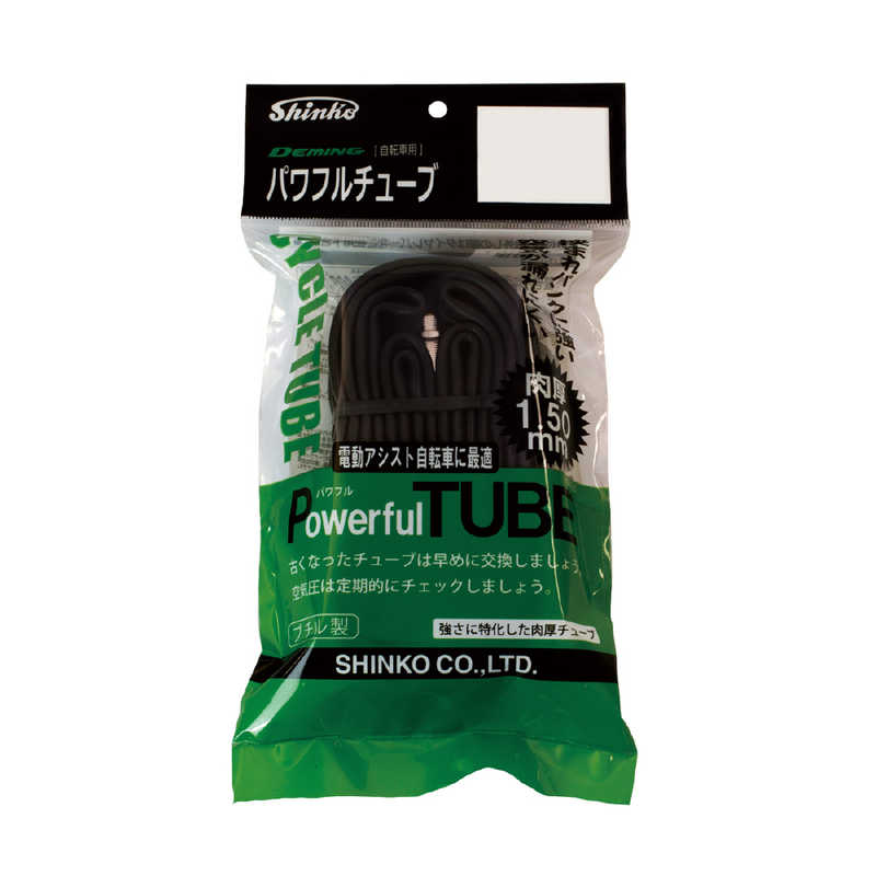 【商品解説】チューブ厚さを1.5mmと耐パンク性を更に向上させたパワフルな安心肉厚チューブ。【スペック】●型式：00139025（00139025）●JANコード：4573383620449この商品は宅配便でお届けする商品です出荷可能日から...