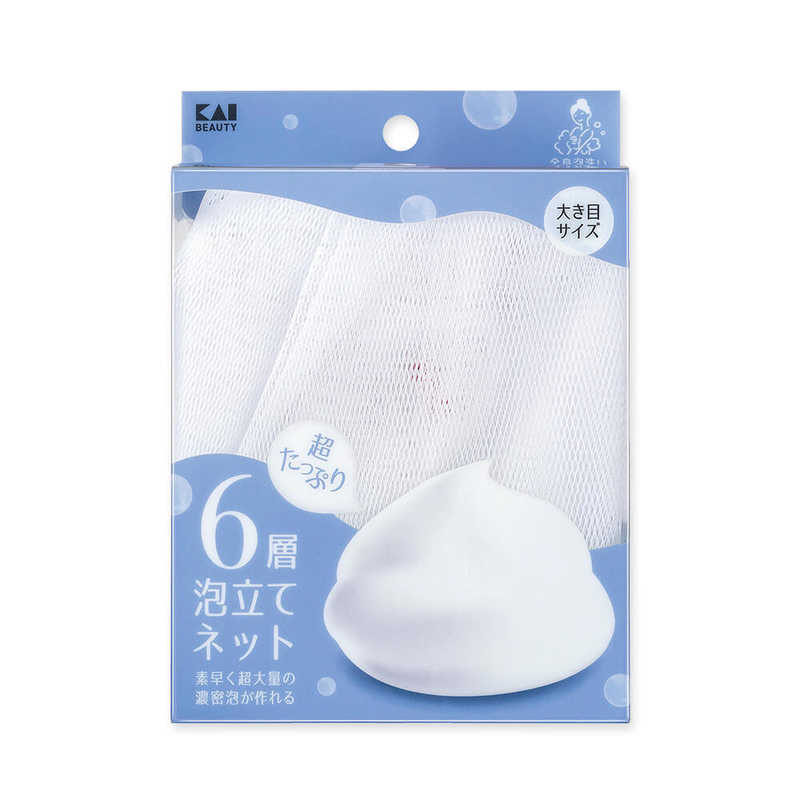 【商品解説】大き目の6層泡立てネット。超たっぷりの泡が作れるので顔だけでなく全身洗いにも。※この商品は、商品デザイン・パッケージが予告なく変更される場合があります。【スペック】●型式：000KQ3170（000KQ3170）●JANコード：...