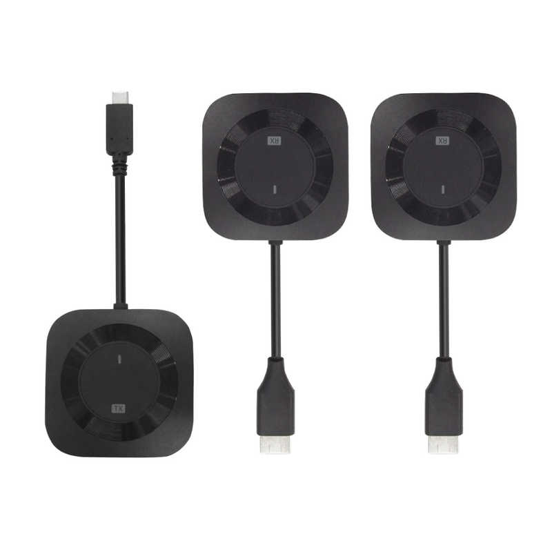 NEW（新入荷）【商品解説】●USB-C機器の映像をディスプレイ2台にワイヤレス分配●会議室・教室・店舗など、さまざまなシーンで活躍●受信機追加（オプション品：RS-WLSP-RX）で最大4画面まで拡張可能●USBバスパワー駆動、PD充電対...