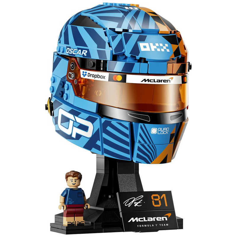 【商品解説】「レゴ(R) エディション McLaren Mastercard F1(R)Team オスカー・ピアストリのヘルメット（43017）」で創造のポールポジションを取ろう。オスカー・ピアストリ本人とその所属チームが開発に協力したレゴ...