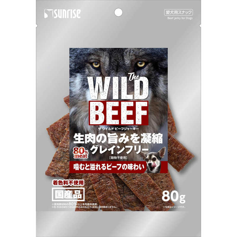 【商品解説】使用原材料の80％以上が肉原料、消化しやすいグレインフリー（穀物不使用）でつくったジャーキーです。噛めばお肉の旨みがじわっと広がります。やわらか仕上げで、かたいおやつが苦手なワンちゃんにもぴったりです。【スペック】●型式：The...