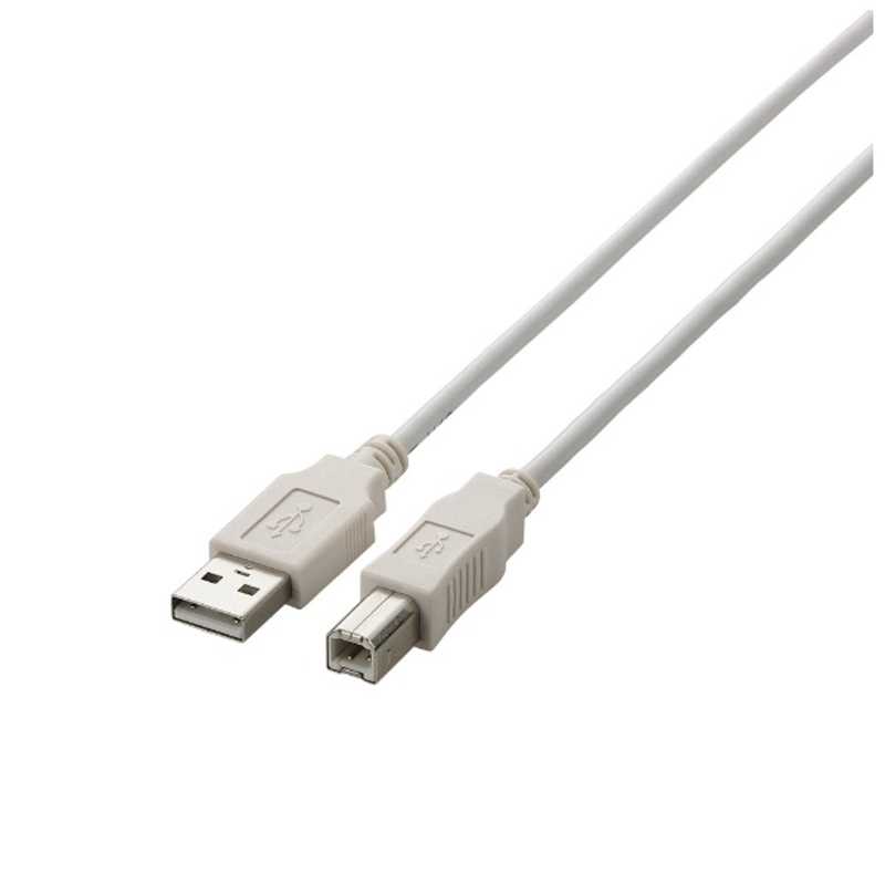【商品解説】〔USB TYPE-A（オス） ⇔ USB TYPE-B（オス）：USB 2.0〕パソコンに、USB（Bタイプ）のインターフェイスを持つプリンタや外付けハードディスクドライブなどの周辺機器を接続できるUSB2.0ケーブル （A ...